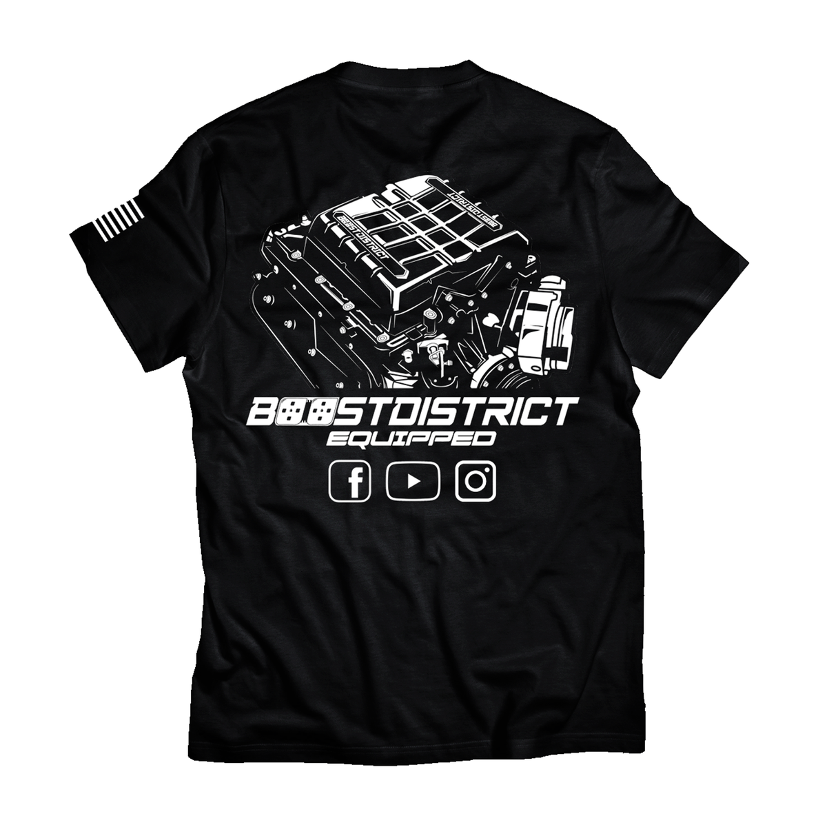 Boost District Equipped Supercharger T-Shirt